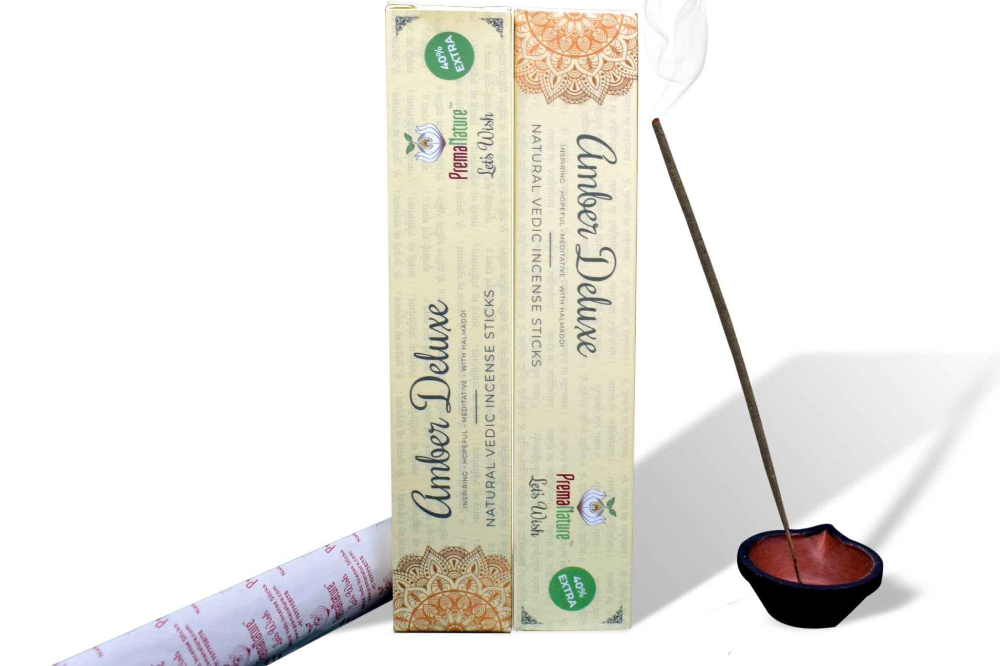 Amber deluxe - Incense sticks by PremaNature